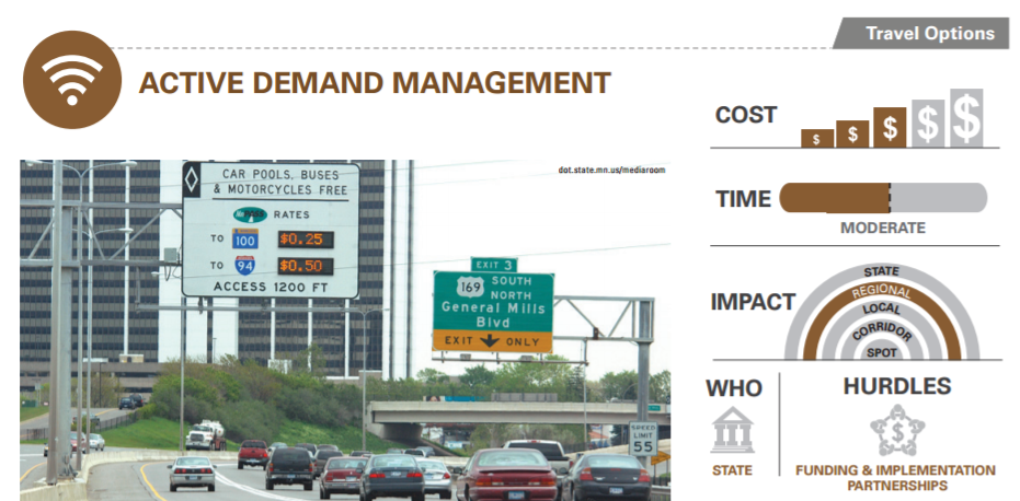 Active Demand Management – Transportation Policy Research